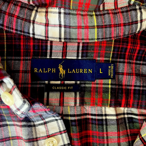 Ralph Lauren | Shirts | Mens Ralph Lauren Red Plaid Shirt | Poshmark